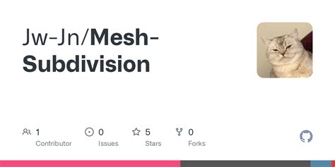 GitHub Jw Jn Mesh Subdivision