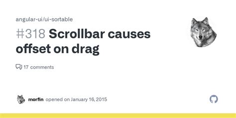 Scrollbar Causes Offset On Drag · Issue 318 · Angular Uiui Sortable