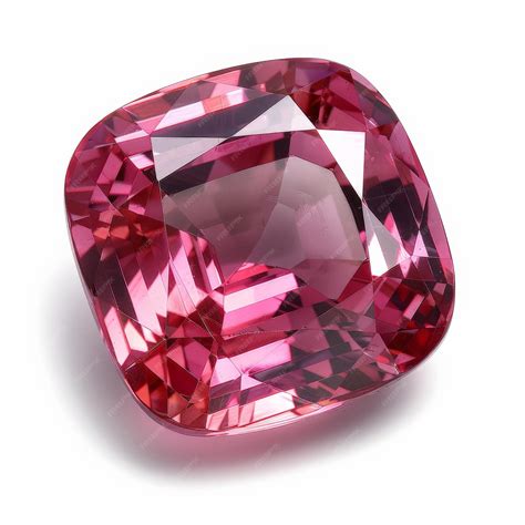 A Brilliant Pink Spinel Gemstone Captured In A Stunning Cushion Cut