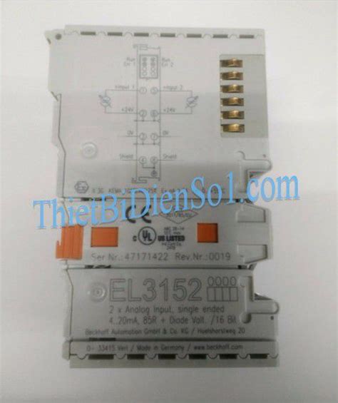 Module Beckhoff El3152 Công Ty Thiết Bị Điện Số 1