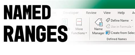 Named Ranges I Excel Enkelexceldk
