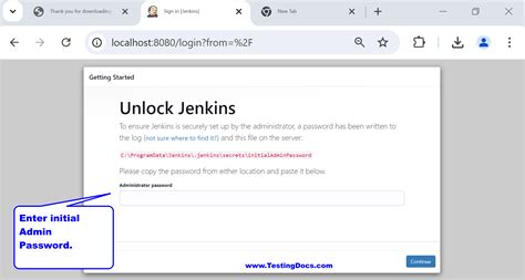 Unlock Jenkins On Windows Testingdocs