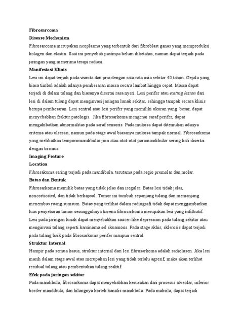 Fibrosarcoma Pdf