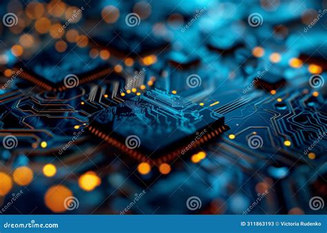 Semiconductor Chip Royalty Free Stock Photography CartoonDealer