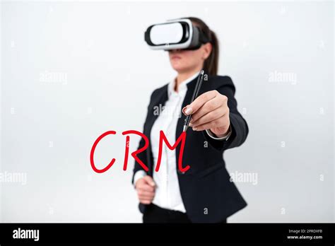 Writing Displaying Text Crm Business Idea Manages All Your Company Relationships And