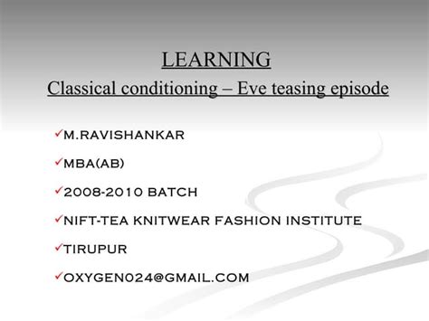 Classical Theory Ppt