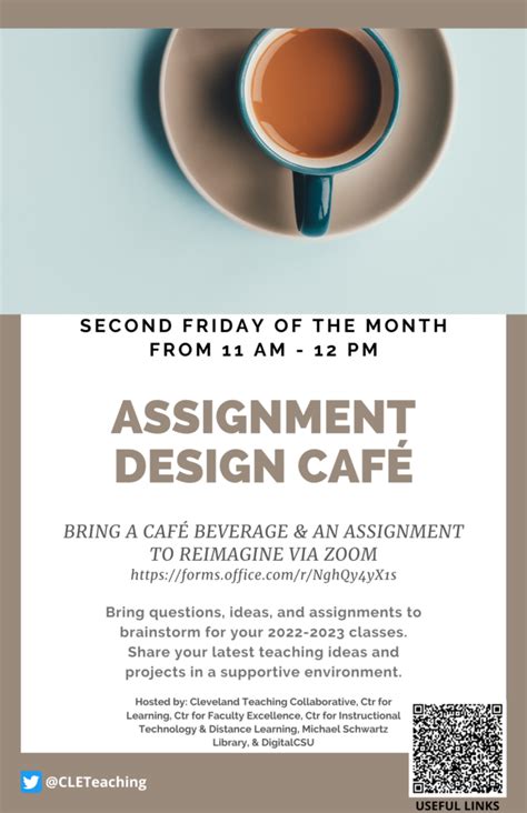 april 7th 2023 assignment design café cleveland teaching collaborative