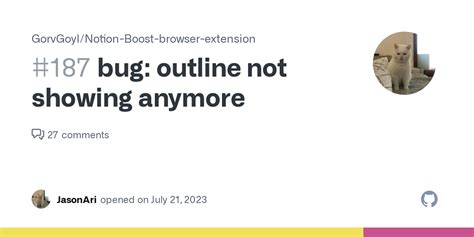 bug outline not showing anymore · issue 187 · gorvgoyl notion boost