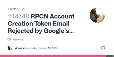 RPCN Account Creation Token Email Rejected By Google S Mail Servers Missing Message ID Header