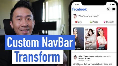 UIKit Custom Navigation Bar Slide And Fade YouTube
