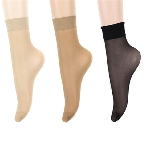 여자 발목 10족 세트 오피스룩 베이직 기본 스타킹