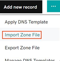 Import My Domain S Zone File Records Domains GoDaddy Help US