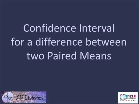 A 11 Diff Between Paired Means Pptx