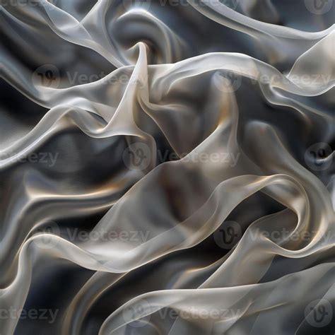 Flowing waves of fabric, gently undulating and rippling, with a soft ...
