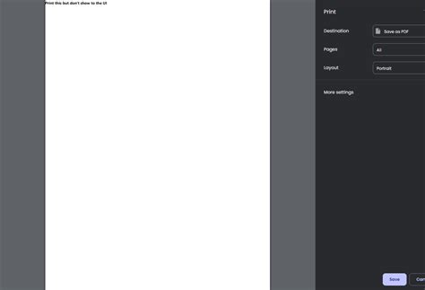 Reactjs How Can I Print Without Rendering It Using React To Print