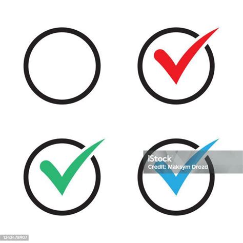 Checkbox Set With Blank And Checked Checkbox Vector Icon Stock Illustration Download Image Now