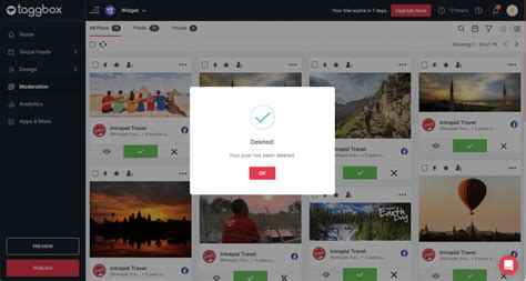 How To Delete A Post In Your Taggbox Widget Taggbox Support