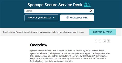 Specops Secure Service Desk Reviews In 2025