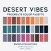Desert Vibes Procreate Color Palette Etsy