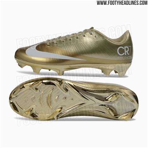 Gold Nike Mercurial Vapor Superfly 1 Cr7 2026 World Cup Boots Leaked