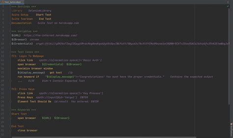 How To Run A Test Suite In Robot Framework