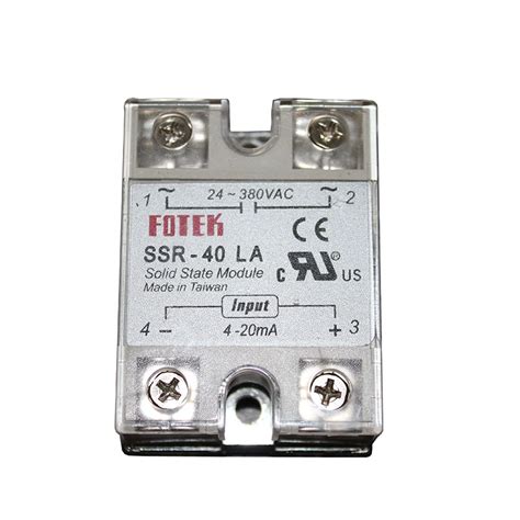 fotek linear control solid state relay scr 40la analogue 4 20ma linear