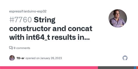 String Constructor And Concat With Int64t Results In Ld · Issue