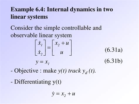 Ppt Chapter 6 Feedback Linearization Powerpoint Presentation Free Download Id 519677