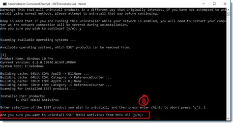 KB How Can I Manually Uninstall My ESET Product Using The ESET Uninstaller Tool