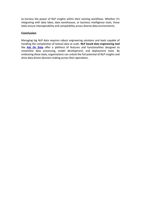 Ppt Nlp Based Data Engineering Solutions And Tools Powerpoint