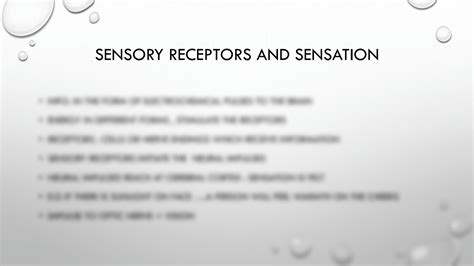 SOLUTION Lecture Sensory Reception Ppt Studypool