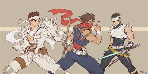 Mvc2 Fanart Jin Strider Hiryu Hayato Anh Dang