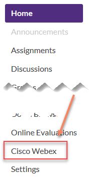 Cisco Webex Education Connector For Canvas LTC Instructional Resources