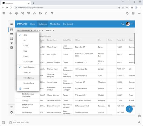 edit row on start forms reports apps build and deploy rapidly use