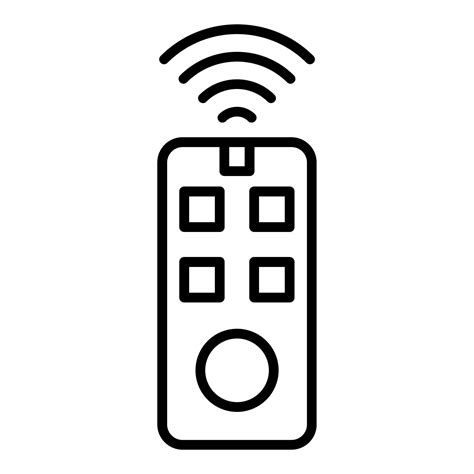 Smart Remote Control Icon Style 20879174 Vector Art At Vecteezy