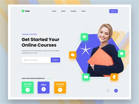 Online Courses Web UI By Nayon Roy On Dribbble