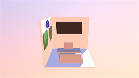 Isometric Room D Model By Redlambo B Sketchfab