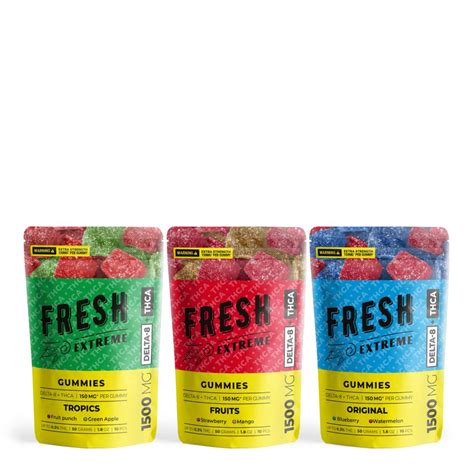 Thca D8 Gummies Bundle 150mg Fresh