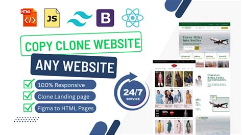 Clone Website Or Create Landing Page In Html Css Or React Js By Mrmuhamad Fiverr