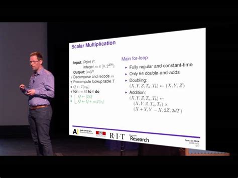 Conference Talks Talk Fourq On Fpga New Hardware Speed Records For