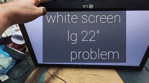Lg 22 led tv white display white display problem solution/led tv white display problem repairing ...