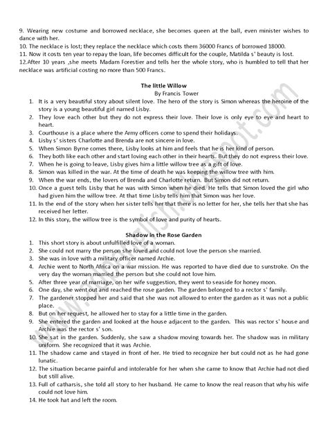 ADP Part 1 English Notes Punjab University