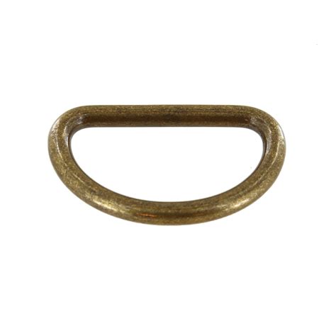 C5300 Antique Brass Short D Ring Solid Brass Ll Multiple Sizes