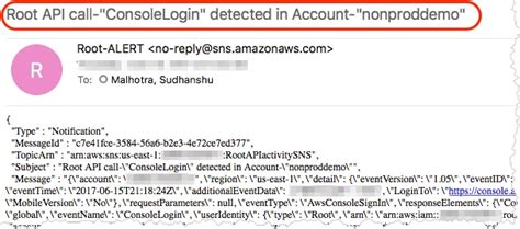Monitor And Notify On Aws Account Root User Activity Aws Cloud