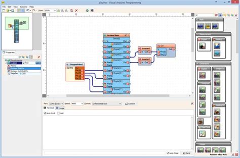 Arduino Nano Y Visuino Control De Motor Paso A Paso Con Los Botones