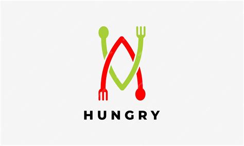 Premium Vector Fork Button Click Logo Vector Cooking Time Food Concept Restaurant Canteen Chef