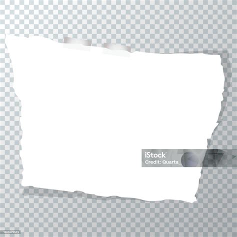 구겨진 종이의 찢어진 조각 종이 스티커는 테이프로 붙어 0명에 대한 스톡 벡터 아트 및 기타 이미지 0명 Brand