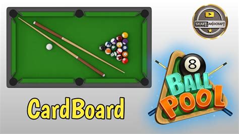 How To Make 8 Ball Pool Game From Cardboard How To Build Your Own
