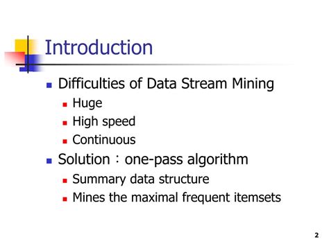 Ppt Online Mining Recently Maximal Frequent Itemsets Over Data