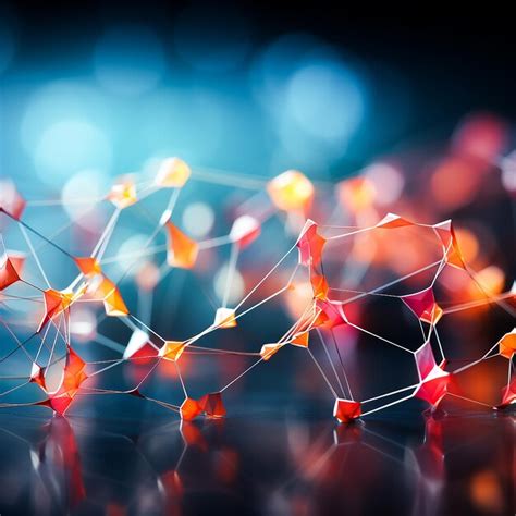 Premium Photo 3d Modern Data Technology Background With Plexus Designtechnology Network